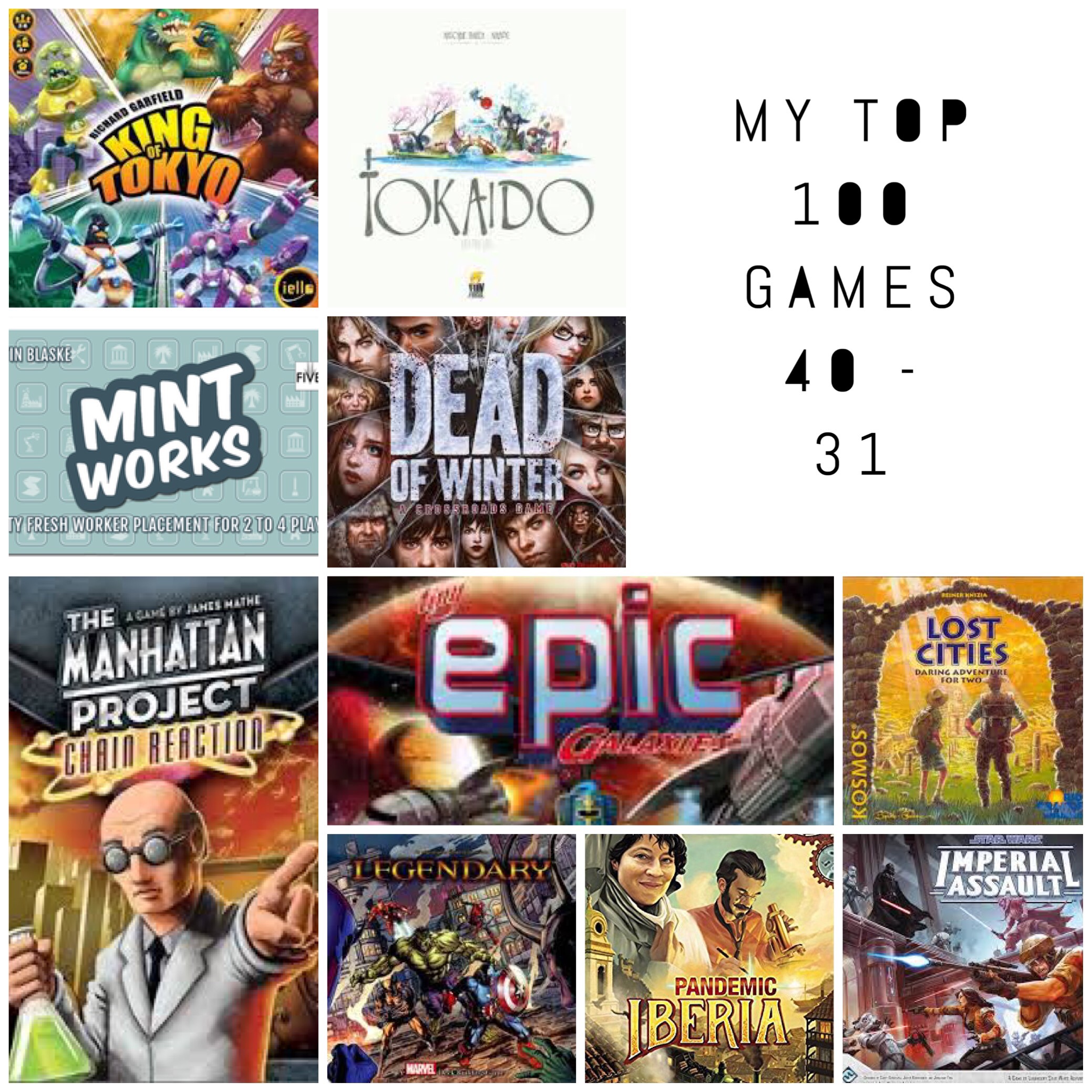 My Top 100 Games ’17: 40 – 31 | Whitespider1066