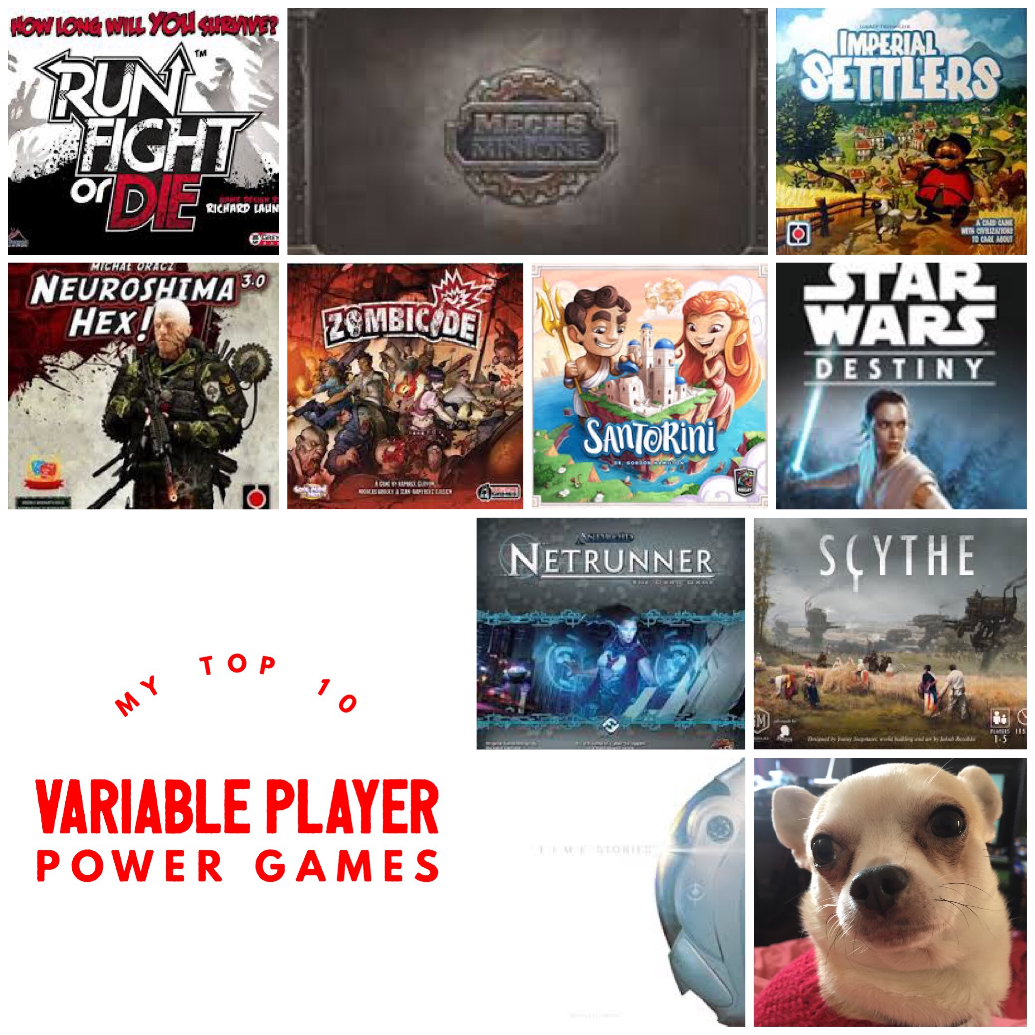 My Top Ten Variable Player Power Games | Whitespider1066