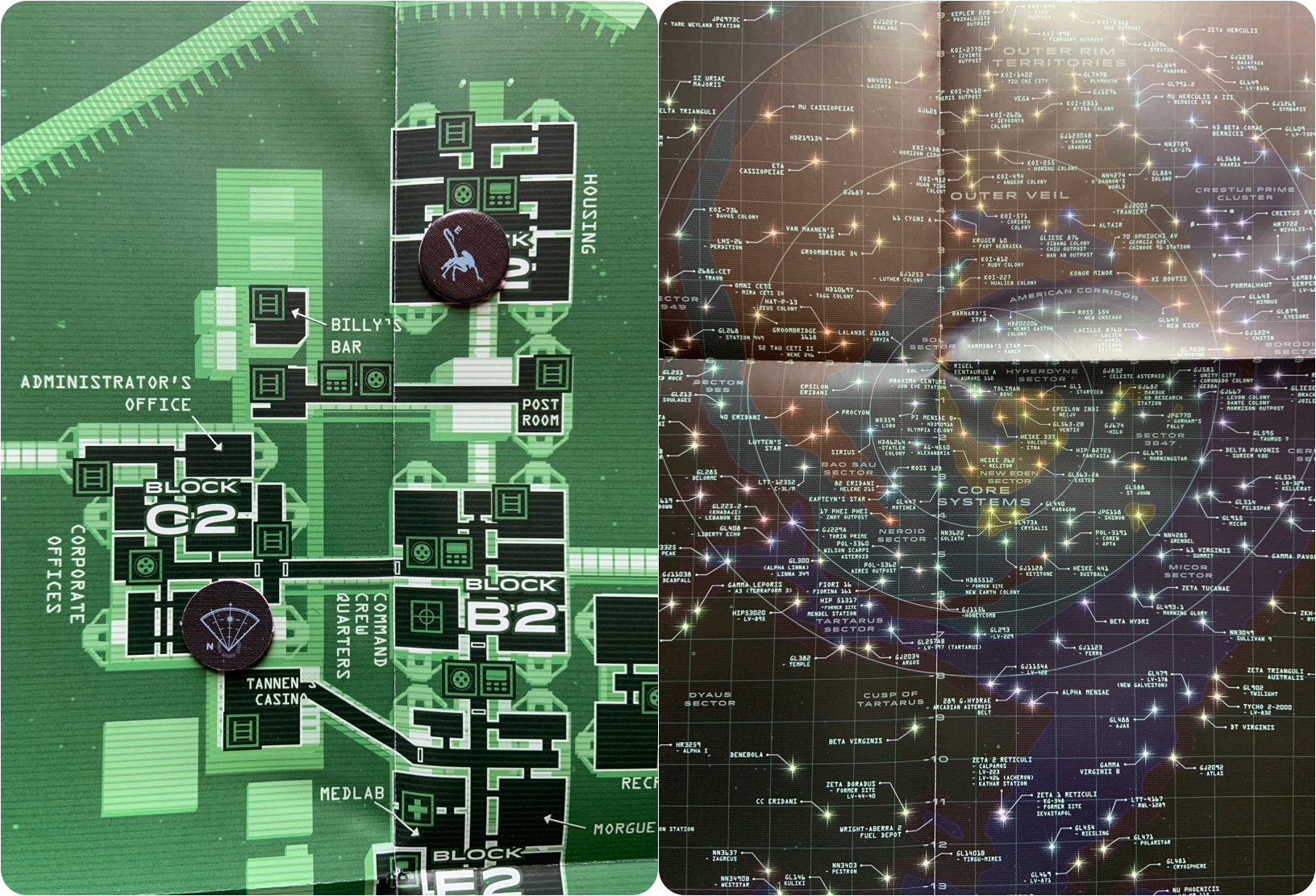 A look at the Alien RPG Maps & Markers Pack | Whitespider1066